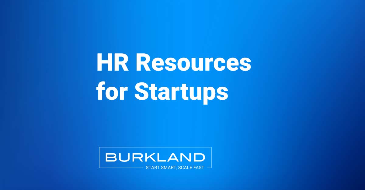 HR Resources for Startups - Burkland